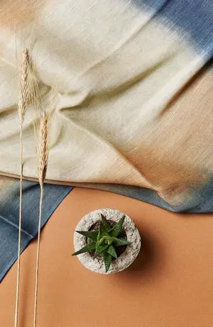STUDIO VARIOUSLY Oceana Soft Linen Silk Handloom Scarf