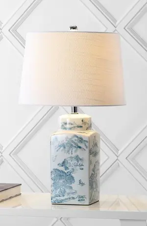 JONATHAN Y Audrey 24.5" Chinoiserie Led Table Lamp