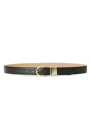 B-low The Belt Romy Leather Belt - Black Gold
