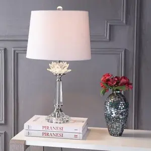 JONATHAN Y Day 24.5" Crystal Led Table Lamp