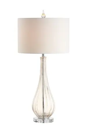 JONATHAN Y Dew Drop 32.75" Glass/crystal Led Table Lamp