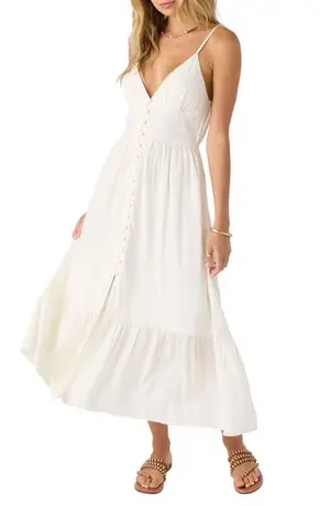 O'Neill Pilar Midi Sundress - Winter White