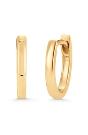 Sara Weinstock Dujour 18k Gold Huggie Hoop Earrings - Yellow Gold