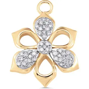 Sara Weinstock Lierre Charm - Yellow Gold/ Diamond