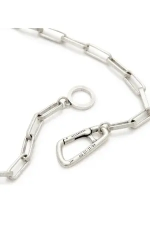 ALLSAINTS Hammered Link Chain Necklace