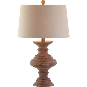 JONATHAN Y Scarlett 26.5" Resin Led Table Lamp - Brown