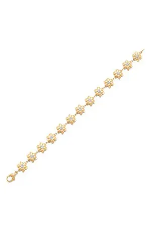 Sara Weinstock Lierre Flower Diamond Bracelet - Yellow