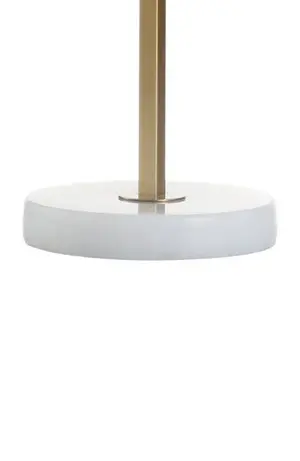 JONATHAN Y Alyssa 24.5" Metal/marble Led Table Lamp - Brass Gold/white