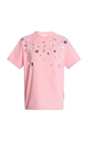 Women's Pink Cotton Shirts T-shirts