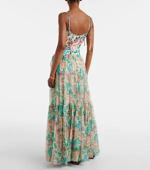 Chloé Floral Silk Muslin Maxi Skirt - Multicoloured
