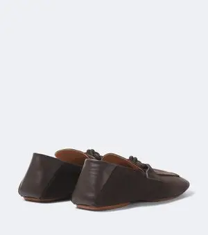 Bottega Veneta Daddy Suede Loafers - Brown