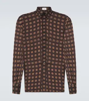 Saint Laurent Printed Wool Shirt