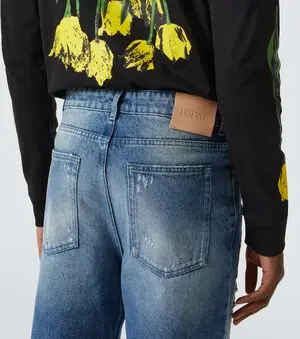 Loewe Patchwork Straight Jeans