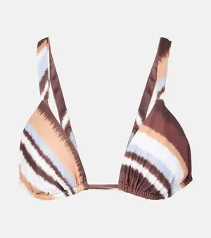 Faithfull The Brand Mary Striped Bikini Top - Multicoloured