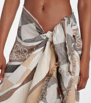 Loewe Anagram Beach Cover-up