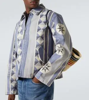 Loewe Printed Denim Blouson