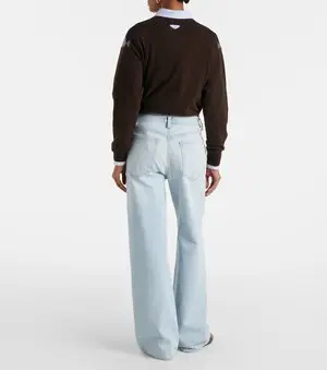 AGOLDE Shona High-rise Wide-leg Jeans