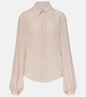 Victoria Beckham Pointed Collar Tops