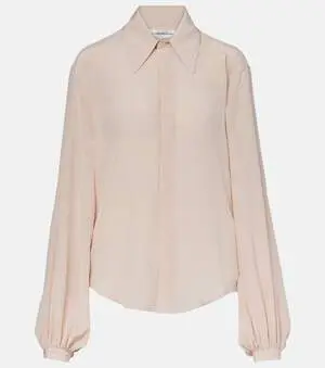 Victoria Beckham Silk Shirt - Pink