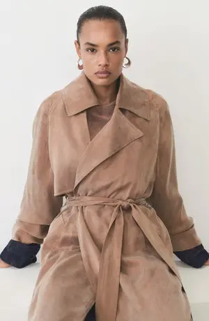 Mango Belted Trench Coat