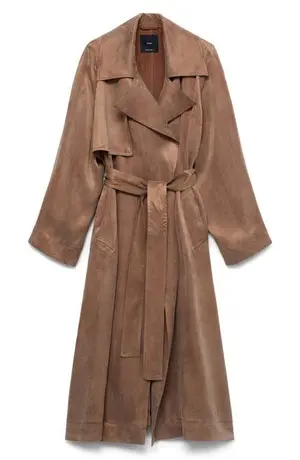 Mango Belted Trench Coat
