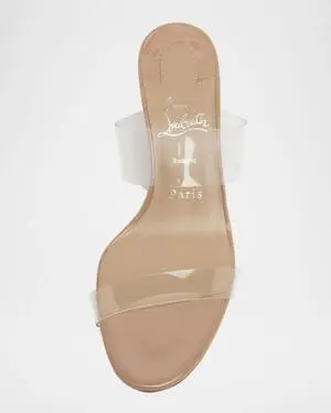 CHRISTIAN LOUBOUTIN 55mm Just Nothing Slide Sandals - Blush