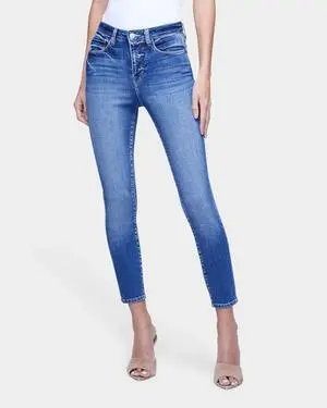 L & APOS;AGENCE L'agence Margot High-rise Skinny Jeans - Cambridge