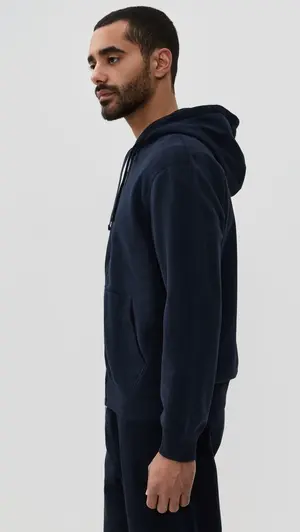 Reigning Champ Mid-weight Terry Zip Hoodie - Navy