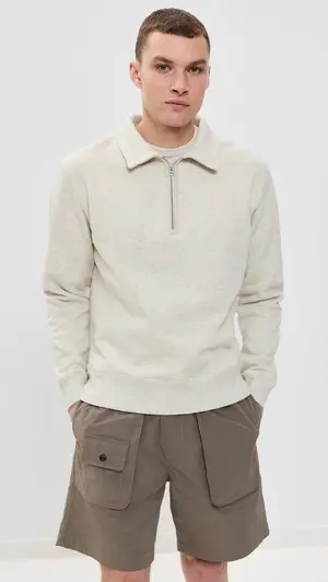 KNICKERBOCKER 50s Quarter Zip Sweatshirt