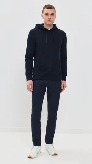 Reigning Champ Stretch Warp Knit Slim Trousers - Navy