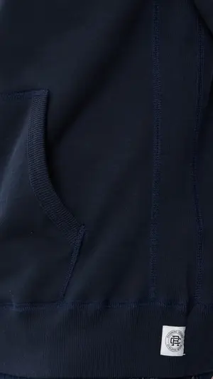 Reigning Champ Midweight Terry Slim Hoodie - Navy