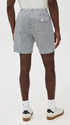 S.k.u. Hemp Stripe Easy Shorts