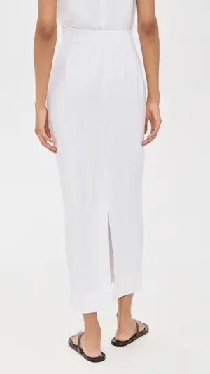 Posse Emma Linen Skirt - Ivory