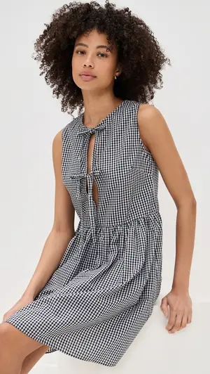 Playa Lucila Tie Up Mini Dress