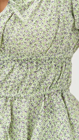 LA MAREGOLD Iris Floral Print Top