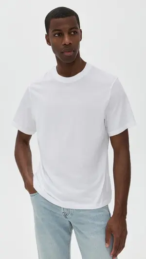 FRAME Short Sleeve Light Cotton Tee