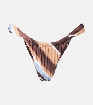 Faithfull The Brand Andez Striped Bikini Bottoms - Multicoloured