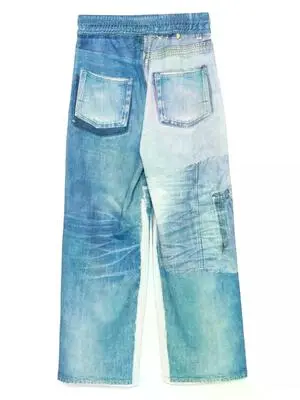 Andersson Bell Denim Trompe L'oeil Mesh Pants