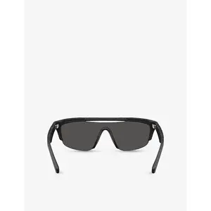 Burberry Rectangle-frame Injected Sunglasses - Black