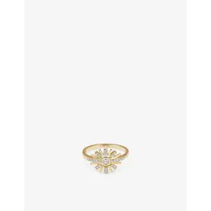 Astley Clarke Atomic 14ct Yellow- And Lab-grown Diamond Ring - Gold