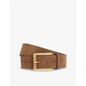 REISS Rosie Suede Belt - Tan