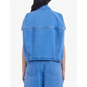 Marni Cropped Cotton Denim Shirt