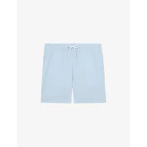 REISS Reiss Cliff Drawstring Swim Shorts Soft Blue