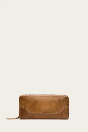 Frye Melissa Zip Wallet - Beige