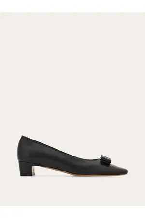 FERRAGAMO Iconic Bow Pump - Black