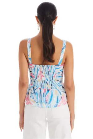 Allison Bowie Iris Print Tank
