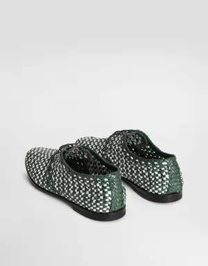 Dolce & Gabbana Woven Derby Shoes - Multicolor