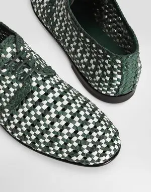 Dolce & Gabbana Woven Derby Shoes - Multicolor