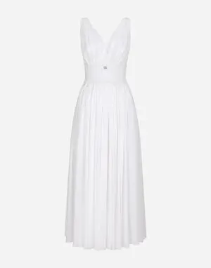 Dolce & Gabbana V-neck Midi Dress