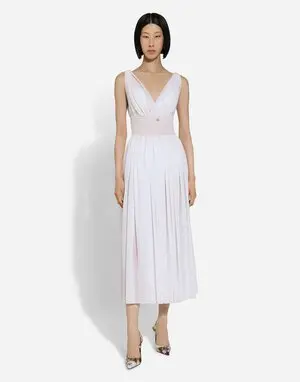 Dolce & Gabbana V-neck Midi Dress